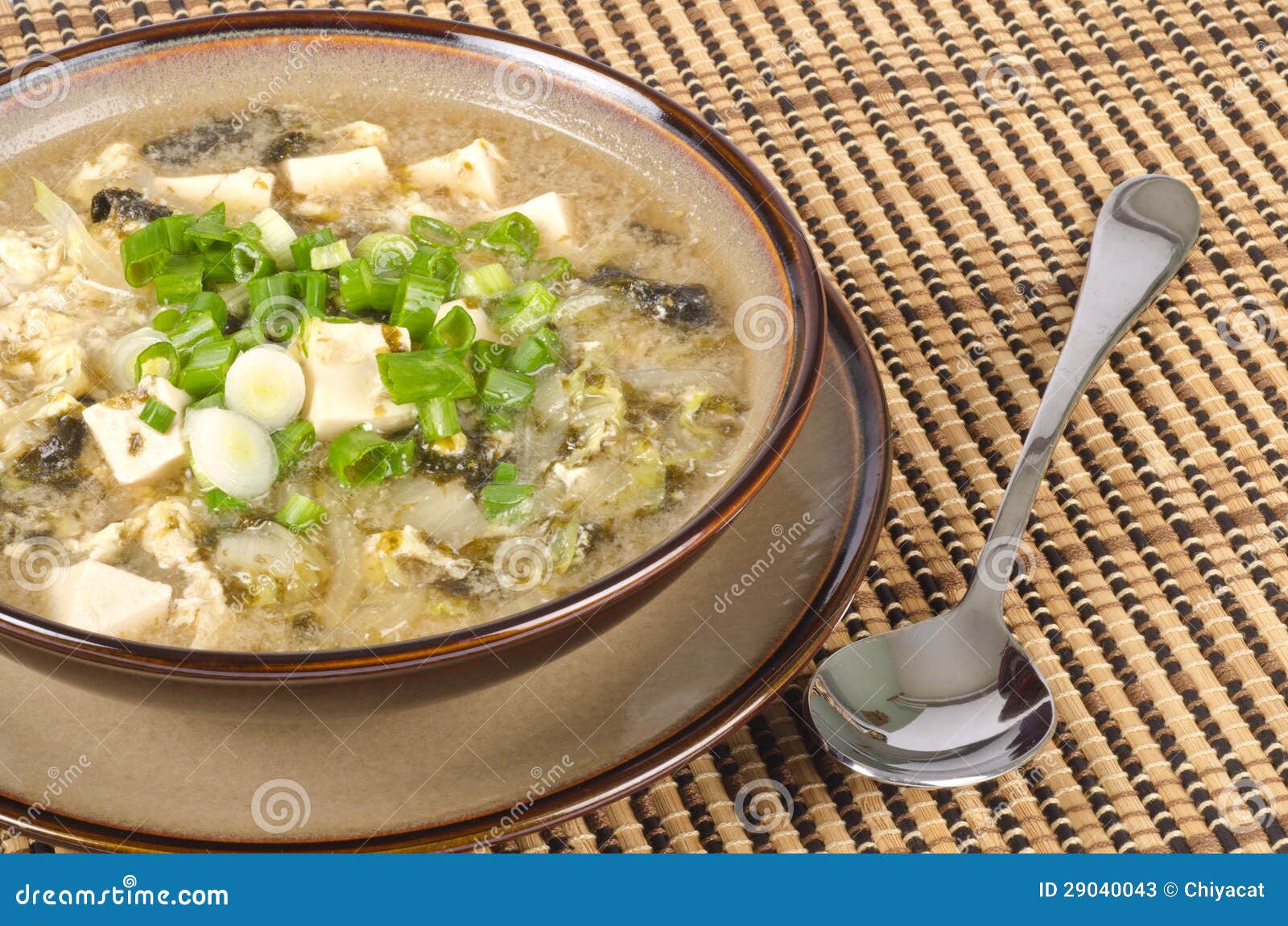 Miso Soup stock image. Image of appetizer, scallions - 29040043