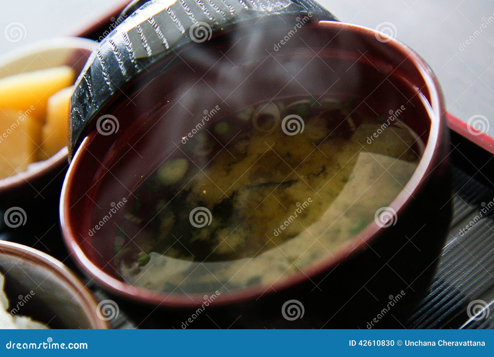 Miso Soup stock photo. Image of food, suki, japanese - 42610830