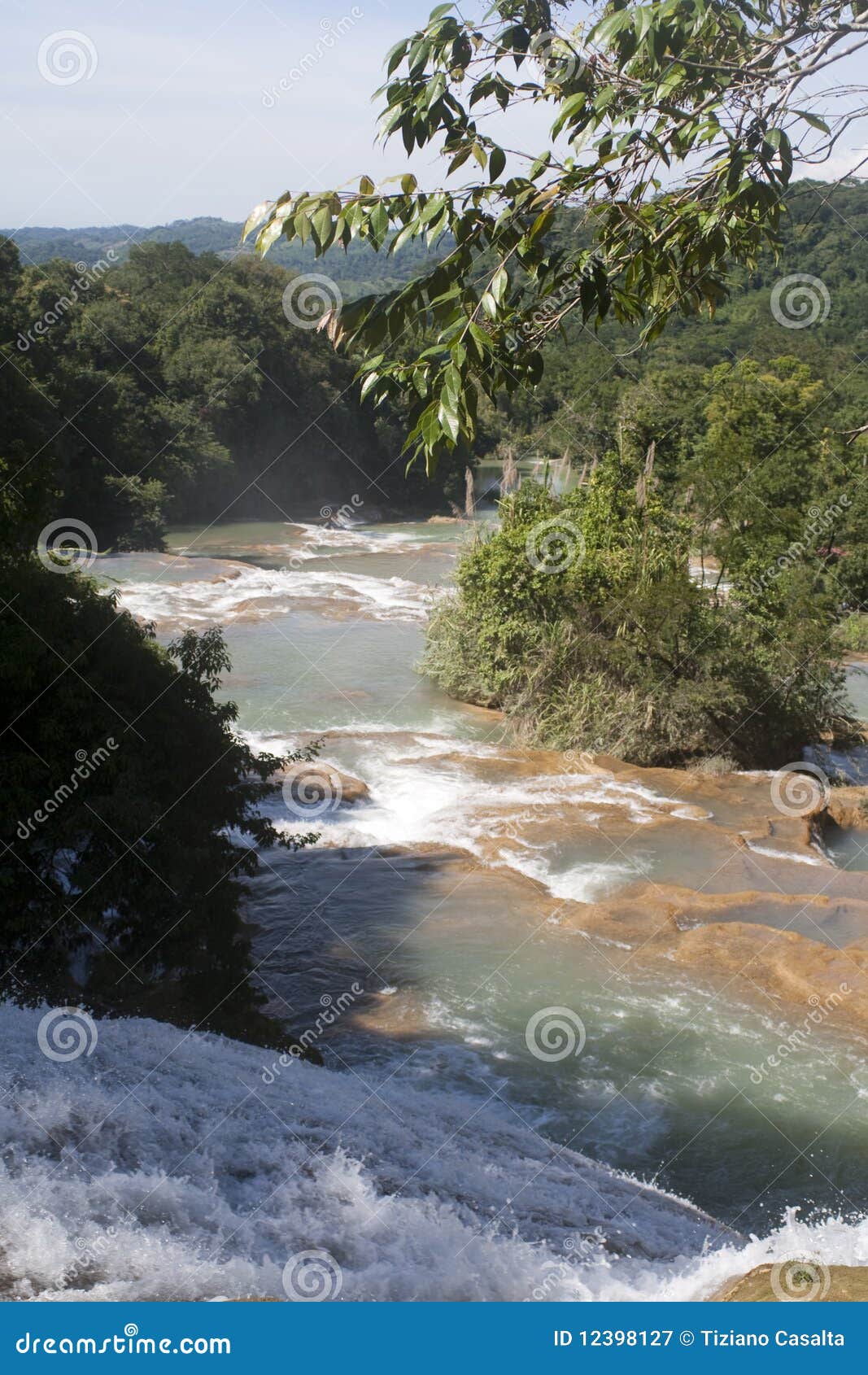Misol Ha waterfall Mexico stock image. Image of blur - 12398127