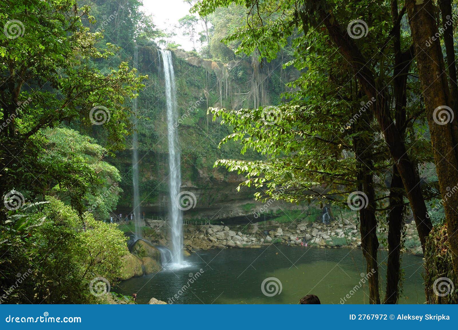Misol Ha Waterfall, Mexico. Stock Photo - Image of mexico, clean: 2767972