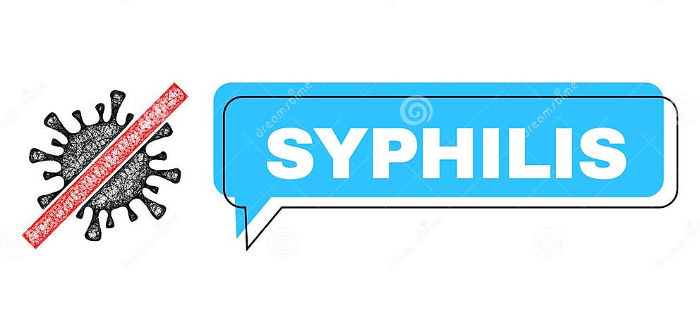 Misplaced Syphilis Speech Bubble and Network Remove Coronavirus Icon ...