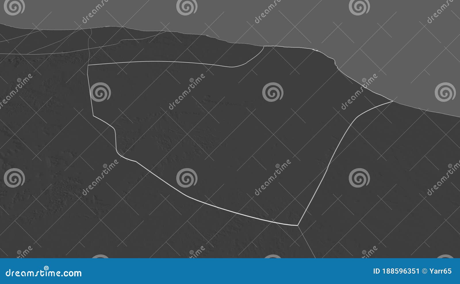 Misratah, Libya - Outlined. Bilevel Stock Illustration - Illustration ...