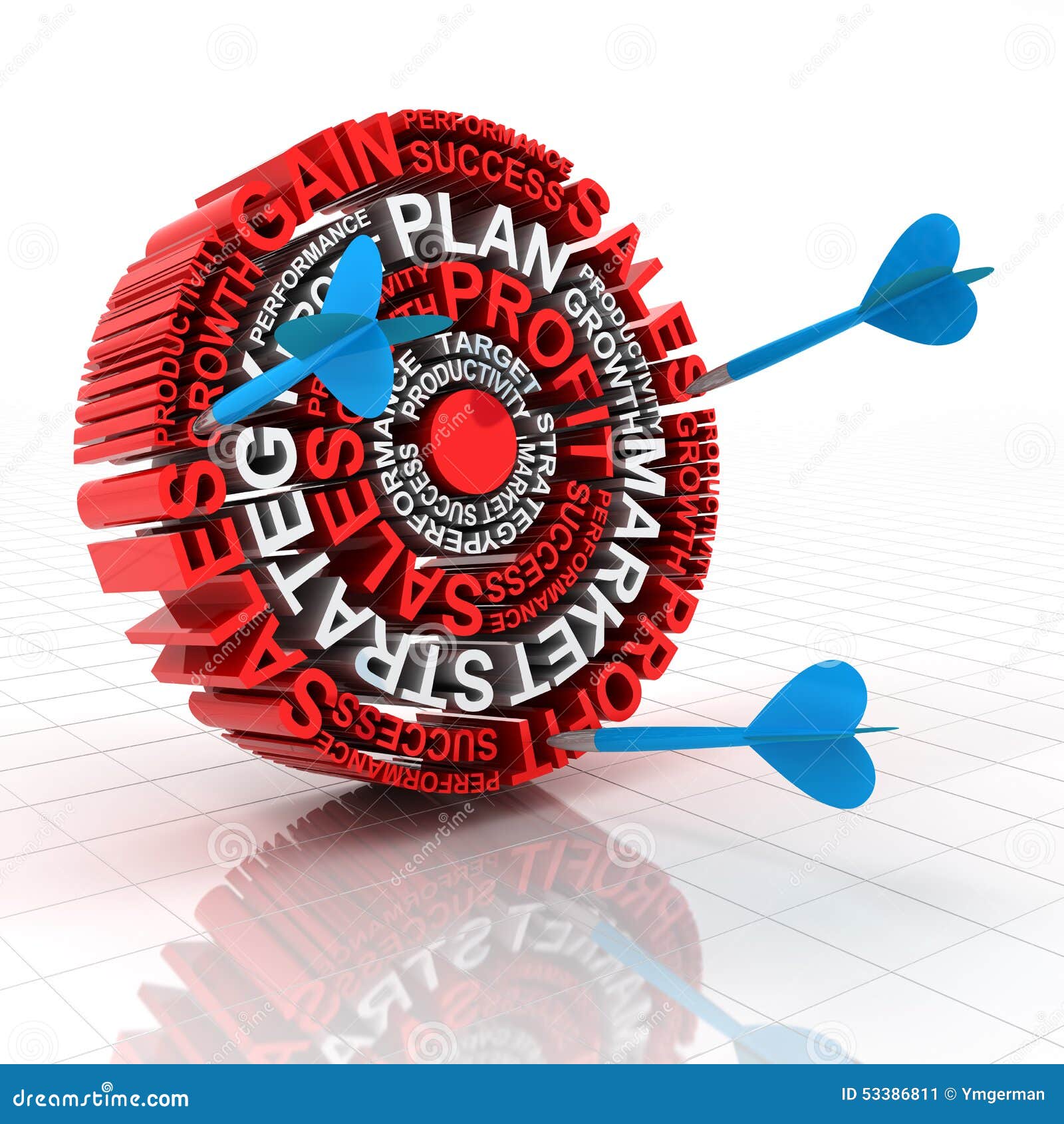 Miss the business target stock illustration. Illustration of symbol ...