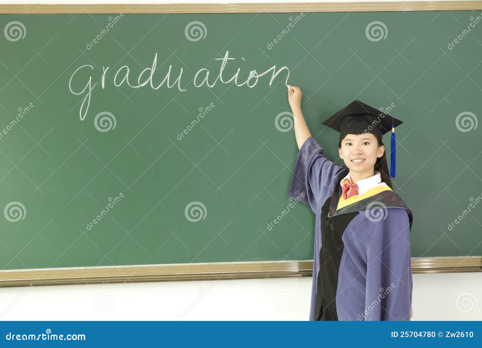 A miss graduate stock photo. Image of diligent, female - 25704780