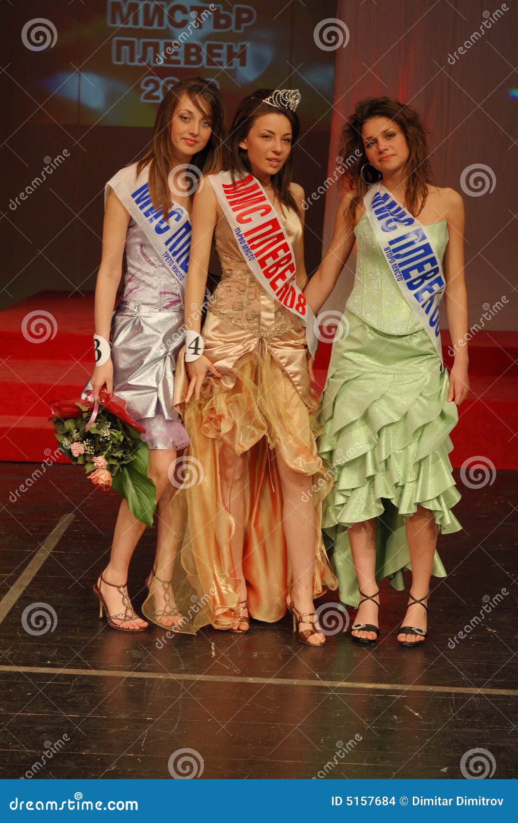 Miss Pleven 2008 editorial stock image. Image of illuminated - 5157684