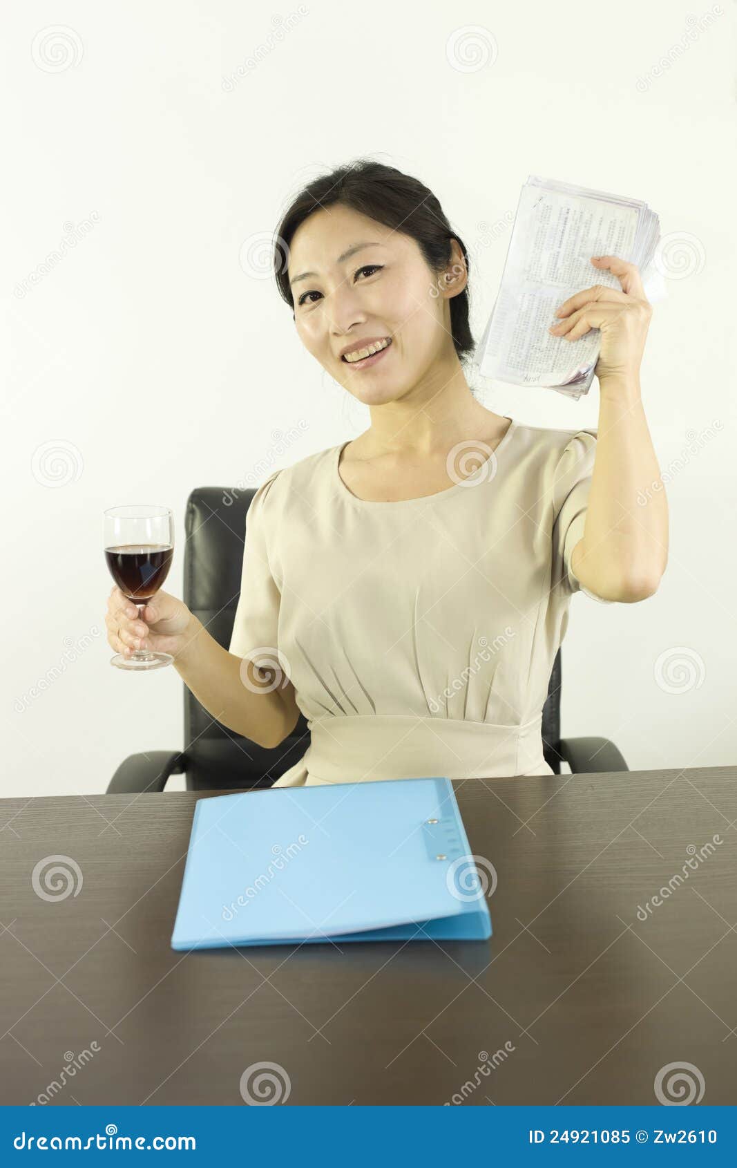 A Miss Staff Cheering in Office Stock Image - Image of staff, office ...