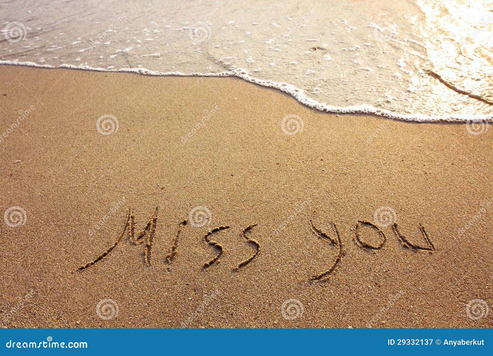 Miss you stock image. Image of love, forlorn, sandy, longing - 29332137