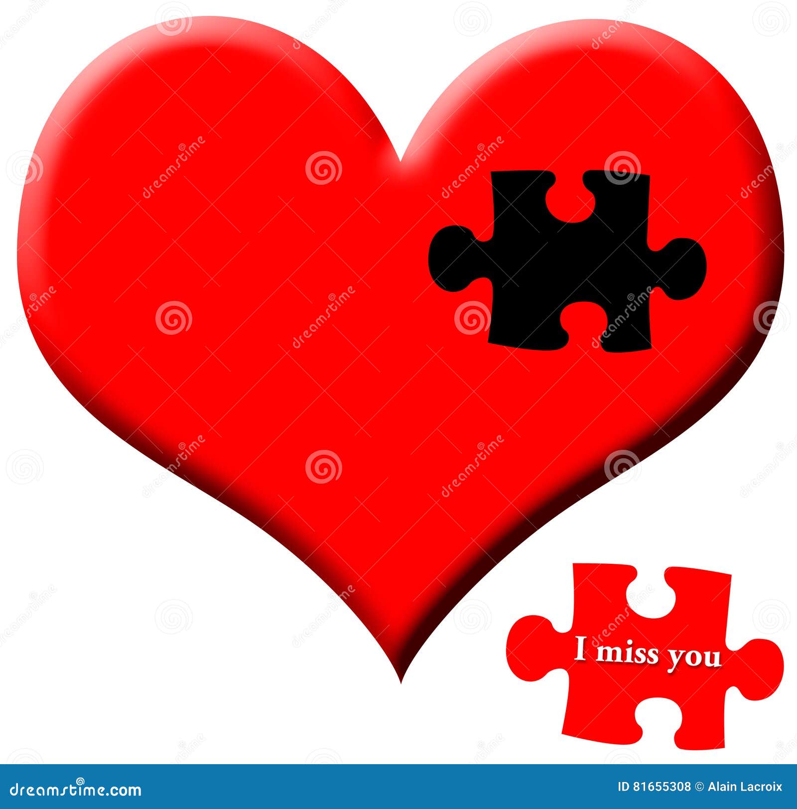 Miss you stock illustration. Illustration of lover, miss - 81655308