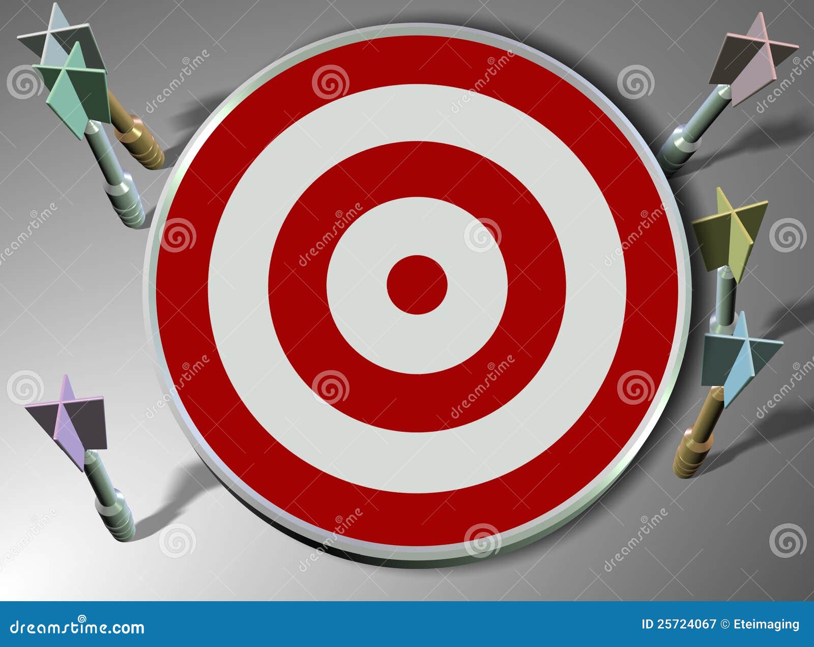 Missed target stock illustration. Illustration of play - 25724067