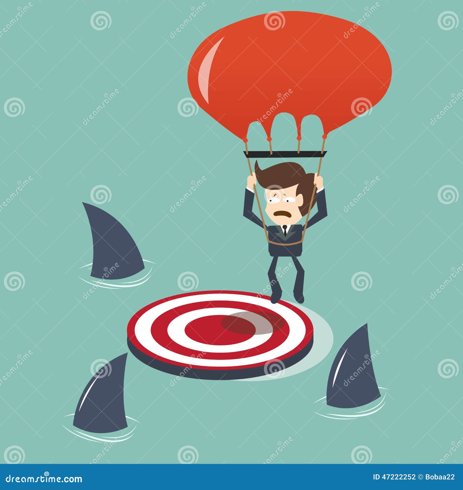 Missed Target concept stock vector. Illustration of marketing - 47222252