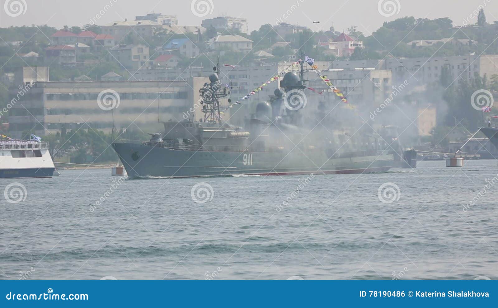 Missile Attack Submarine Enemy Warship Stock Footage - Video of warship ...