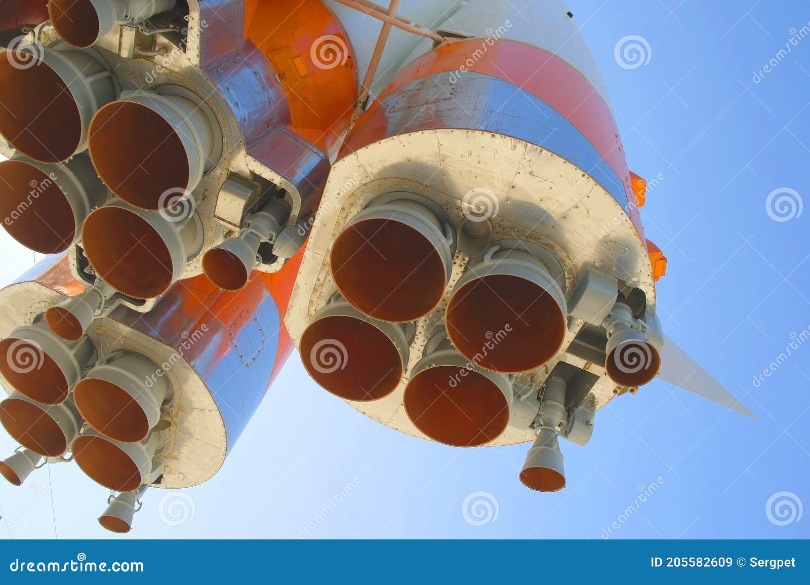 Missile Engine of Space Rocket Stock Image - Image of space, countdown ...