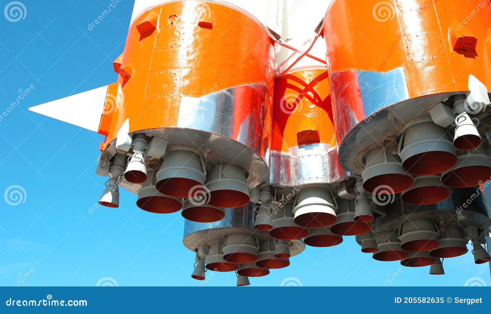 Missile Engine of Space Rocket Stock Image - Image of launch, cosmos ...