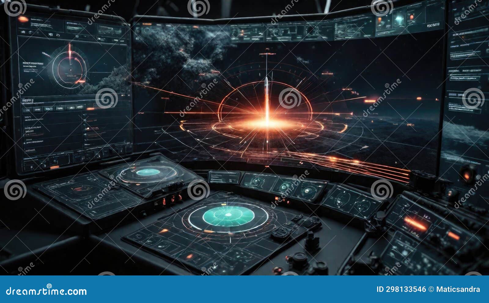 Missile Guidance and Launch Room, Military Technology. Generated with ...