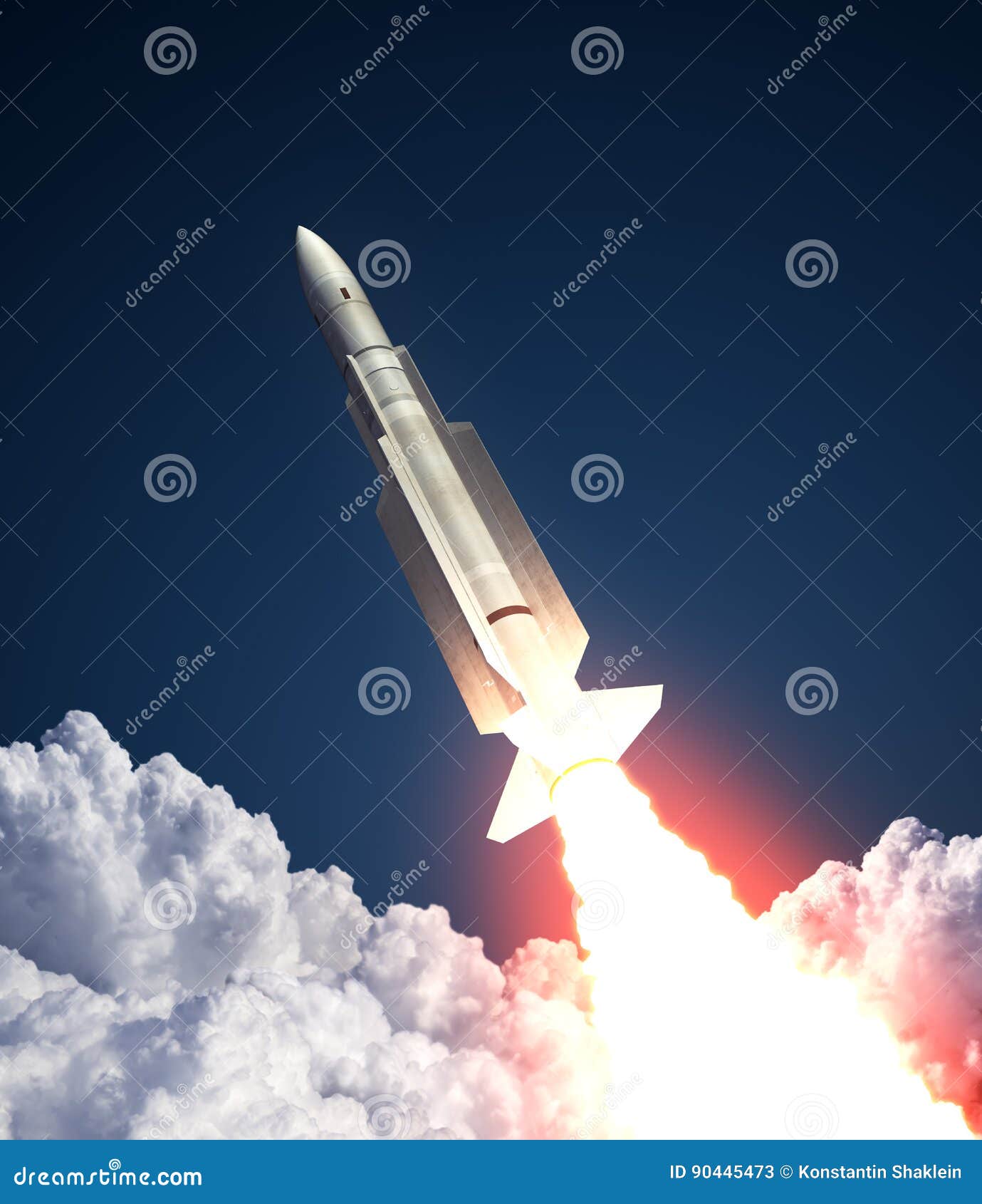 Warship Launch Rocket. Navy Force Weapon Icon Vector Illustration ...