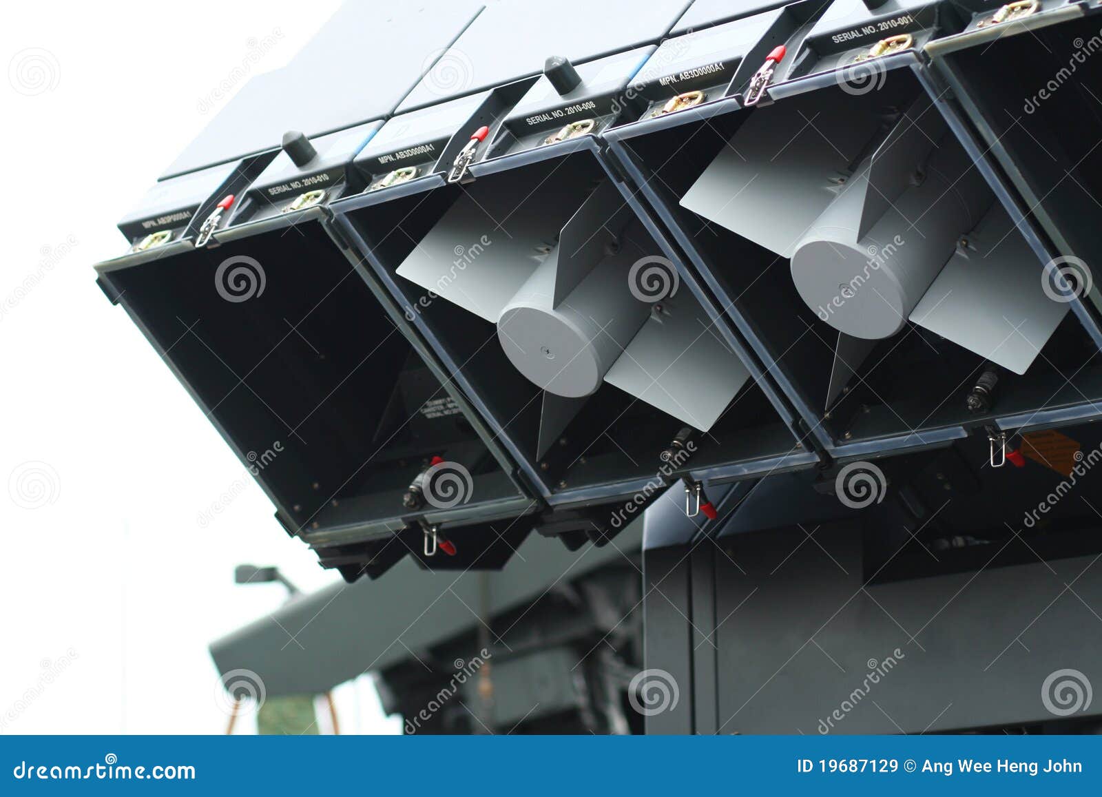 Missile Launcher Pod stock image. Image of defense, rockets - 19687129