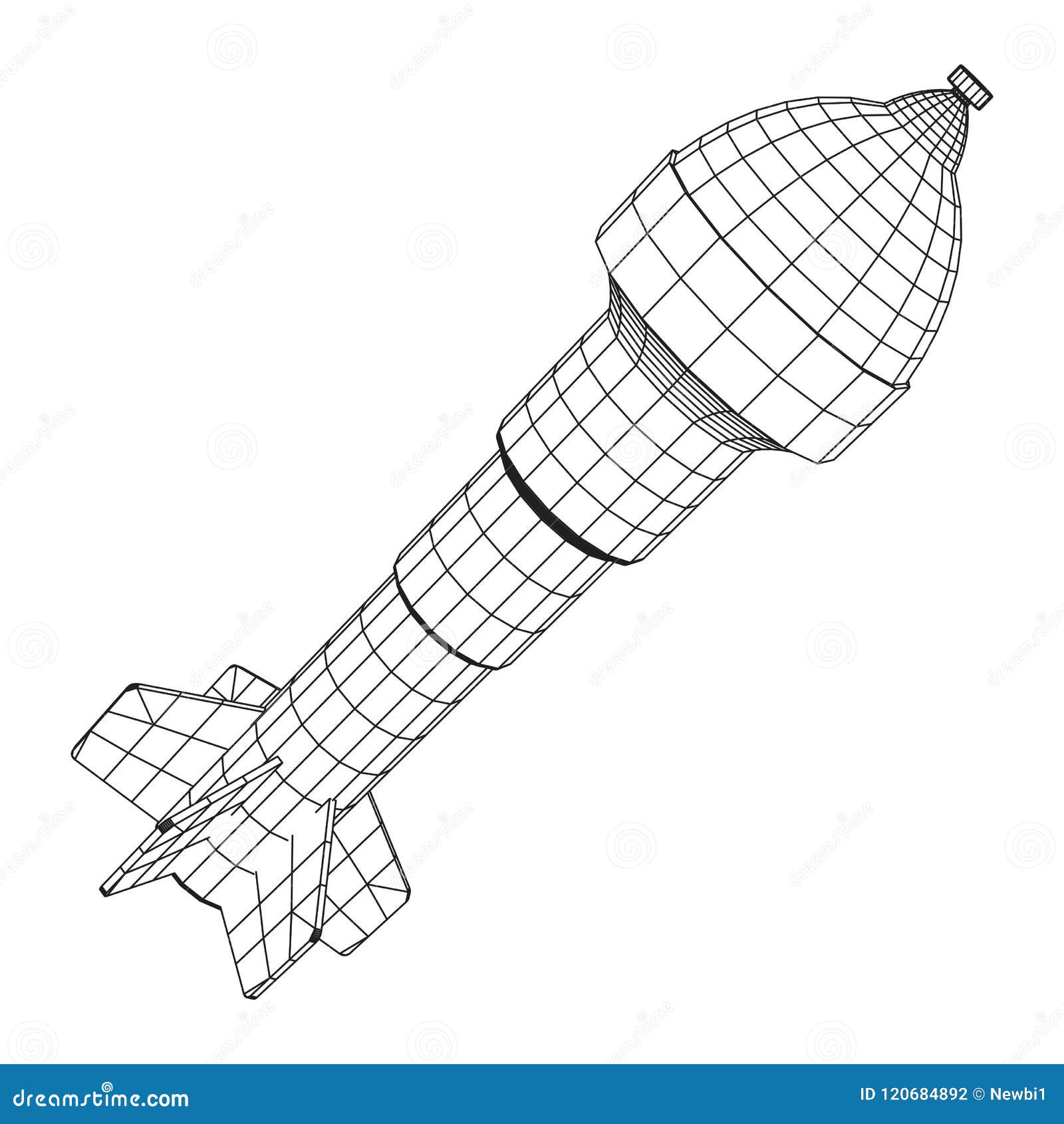 Missile, Nuclear Bomb Vector Stock Vector - Illustration of fire ...