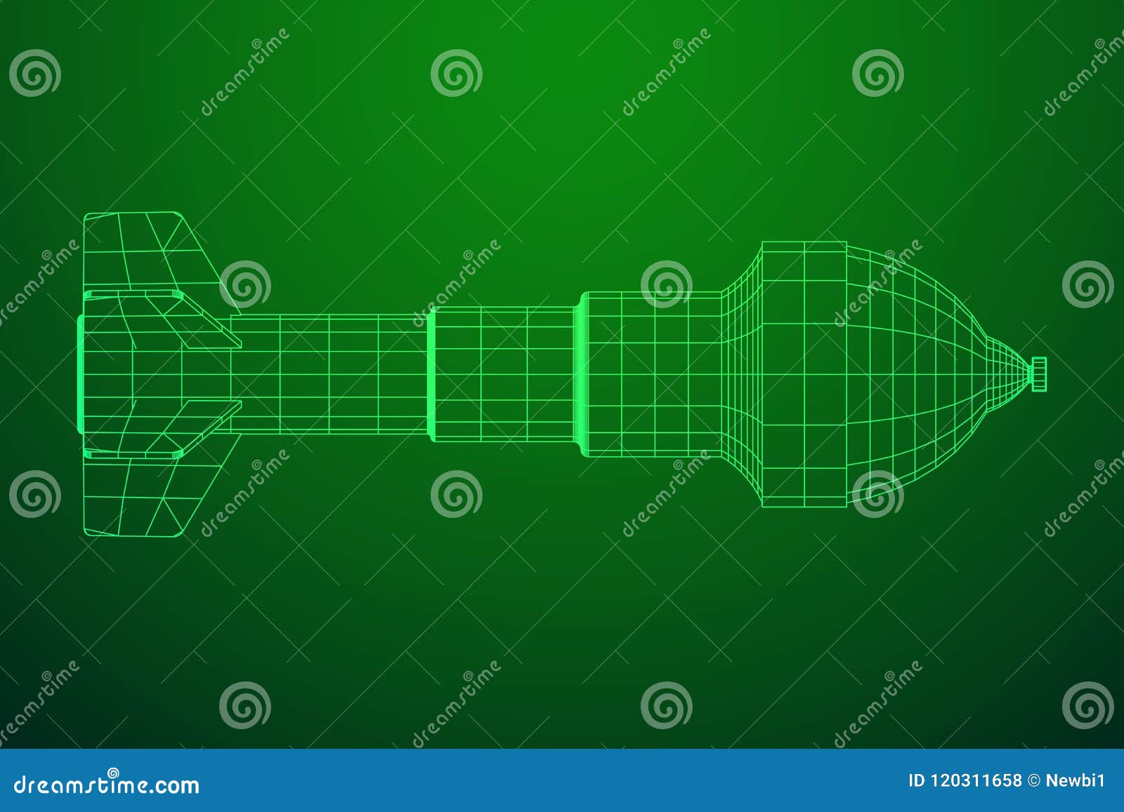 Missile, Nuclear Bomb Vector Stock Vector - Illustration of power ...