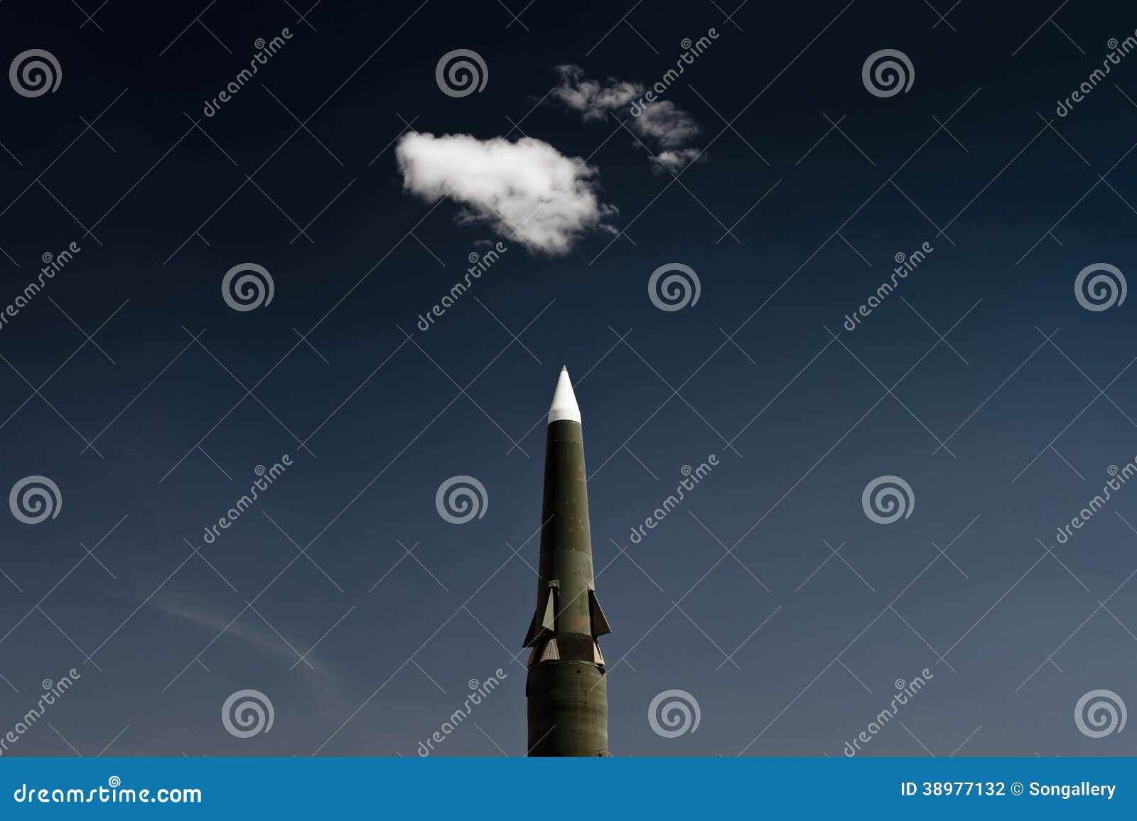 Missile ready for launch stock photo. Image of sands - 38977132