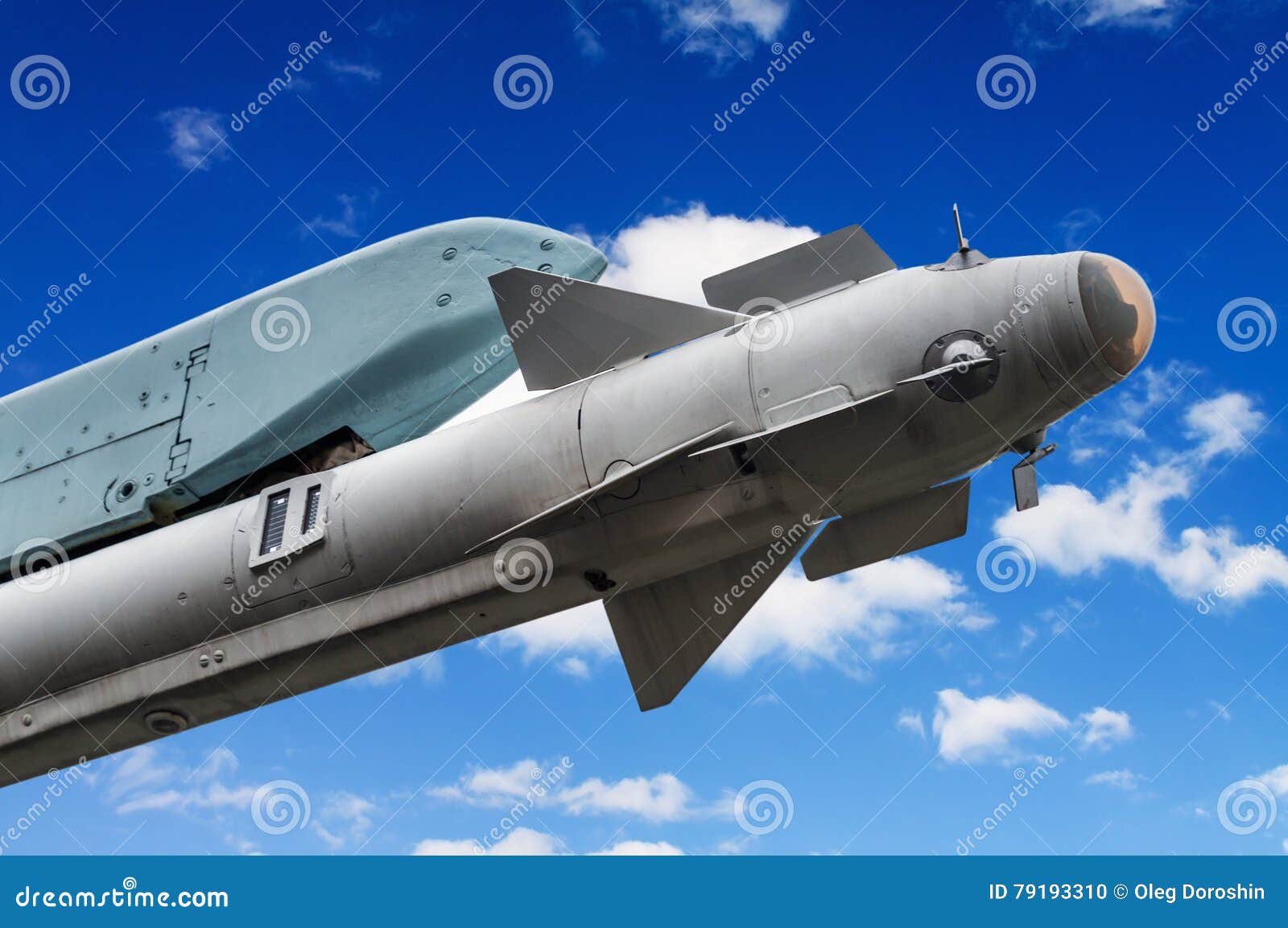 Missile Under the Wing Attack Aircraft Stock Photo - Image of rocket ...