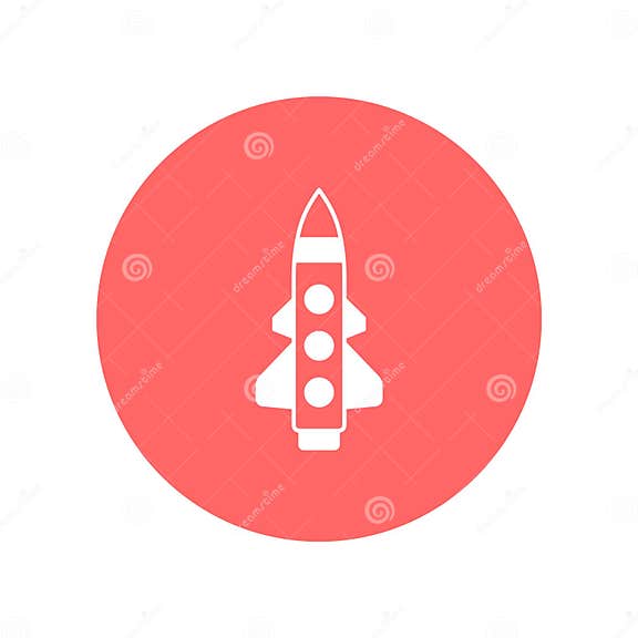 Missile Vector Icon Which Can Easily Modify or Edit. Stock Vector ...