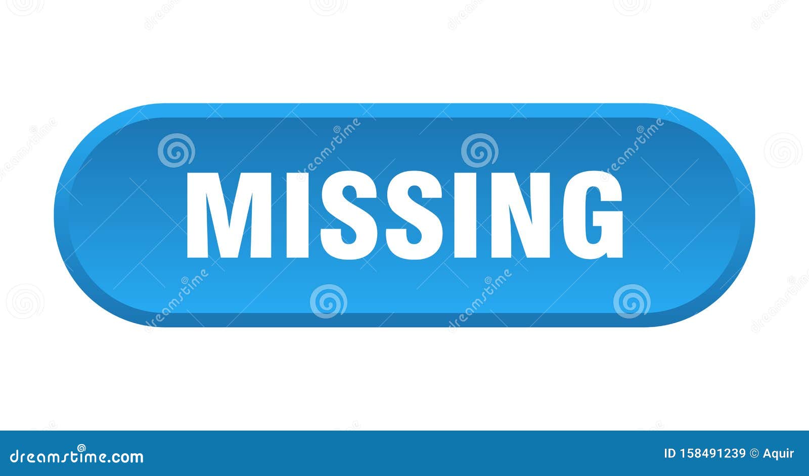 Missing button stock vector. Illustration of website - 158491239