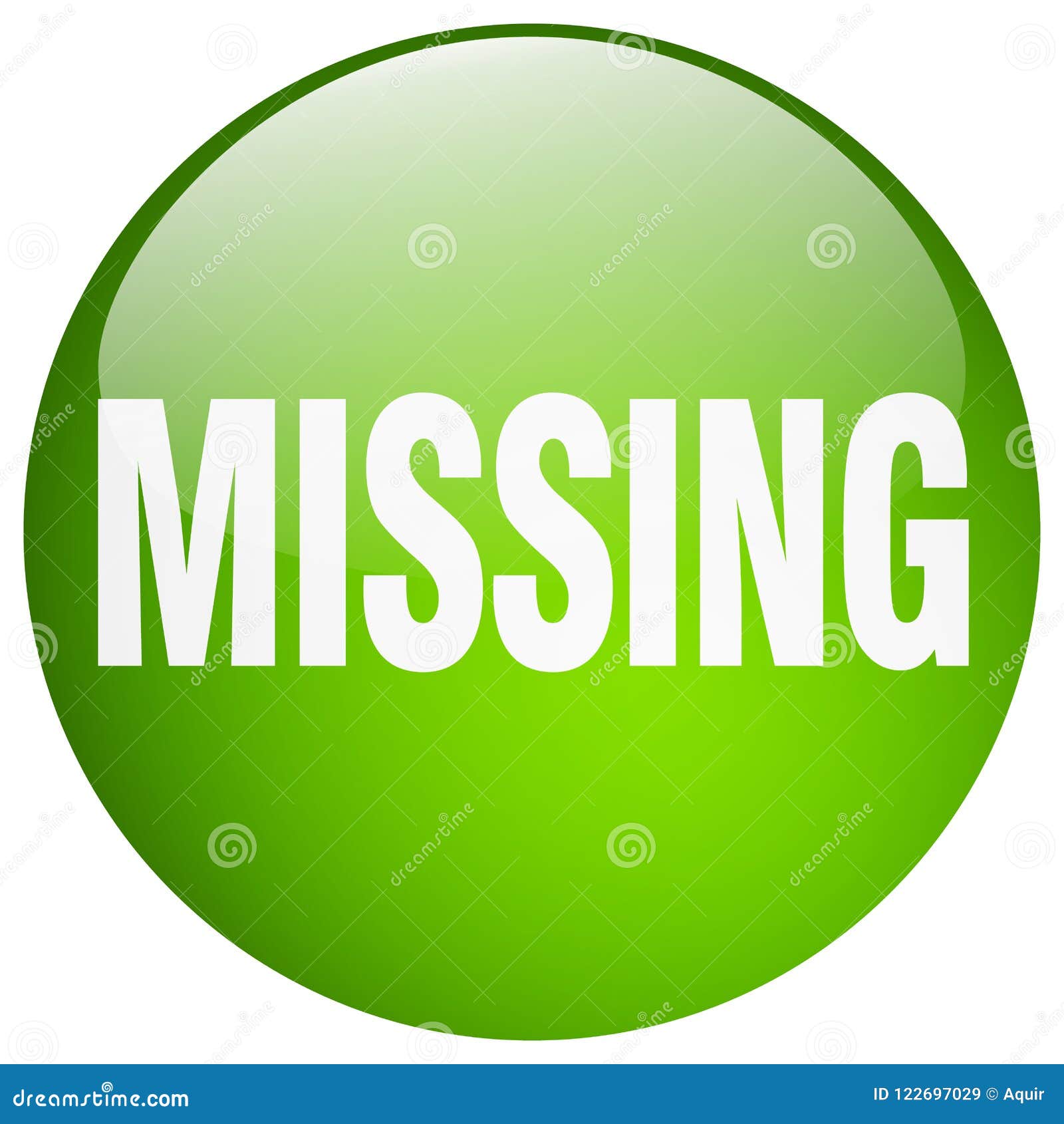 Missing button stock vector. Illustration of button - 122697029
