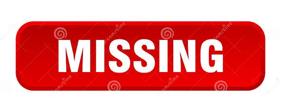 Missing Button. Missing Square 3d Push Button Stock Vector ...