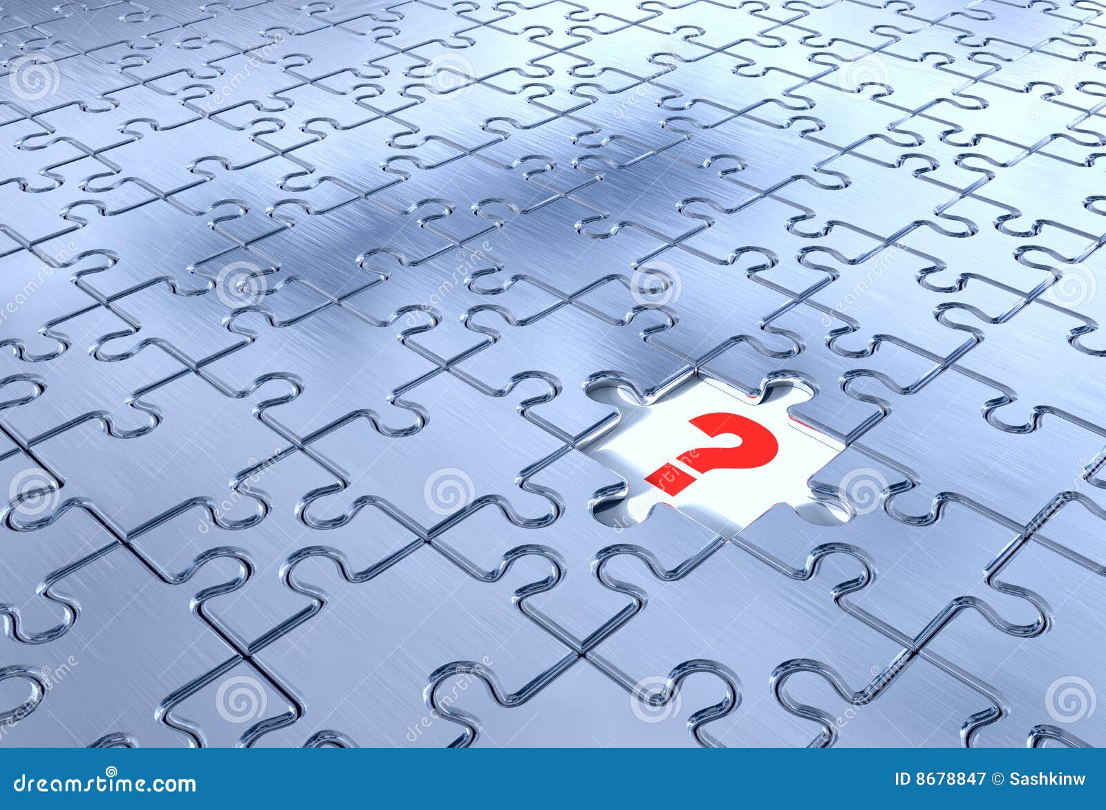 Missing element of puzzle stock illustration. Illustration of cutout ...