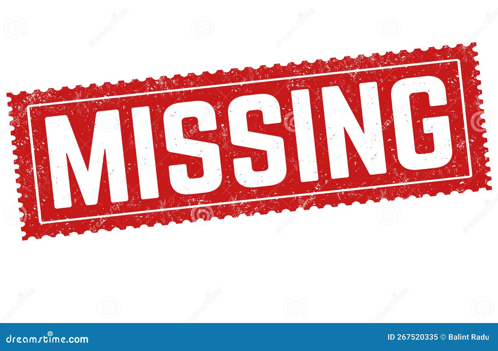 Missing Grunge Rubber Stamp Stock Vector - Illustration of lost ...