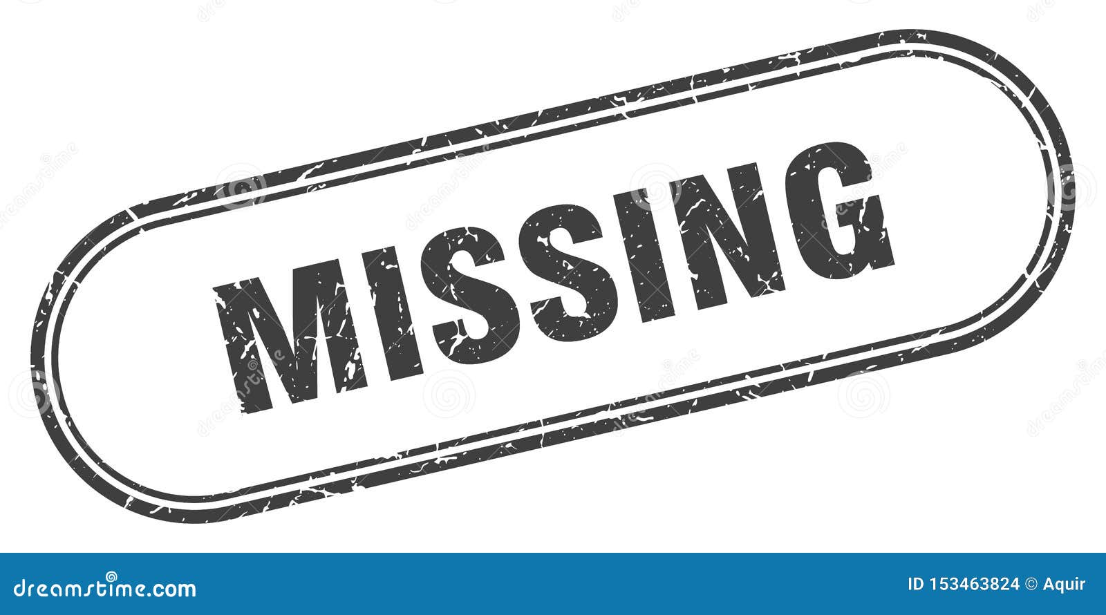 Missing stamp stock vector. Illustration of insignia - 153463824