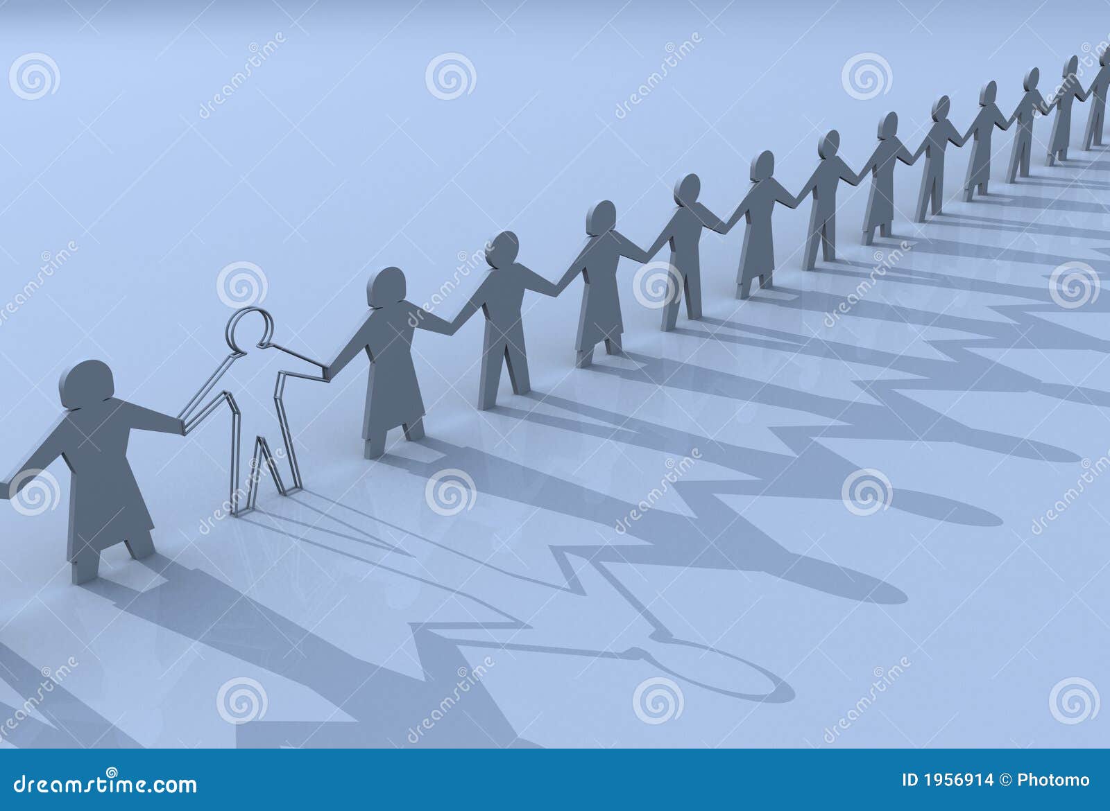 The missing human link stock illustration. Illustration of village ...
