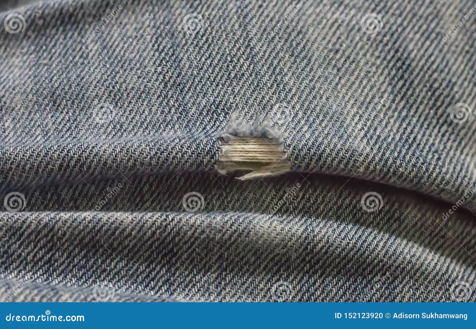 The Old Jeans Background Has Broken Marks Stock Photo - Image of detail ...