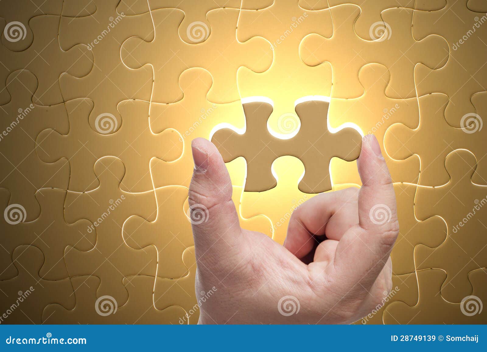 Missing Jigsaw Puzzle Piece Stock Image - Image of solution, search ...