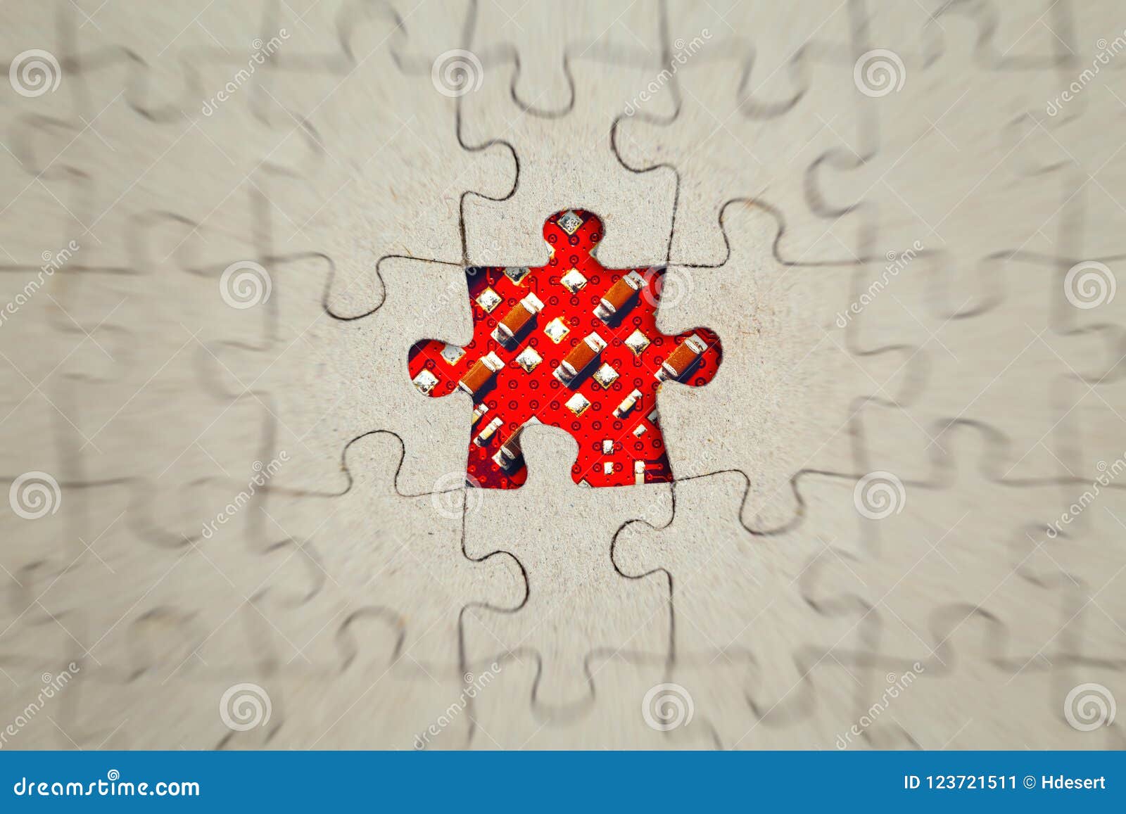 Missing Jigsaw Puzzle Piece and Red Rose Inside. Abstract Concept Stock ...