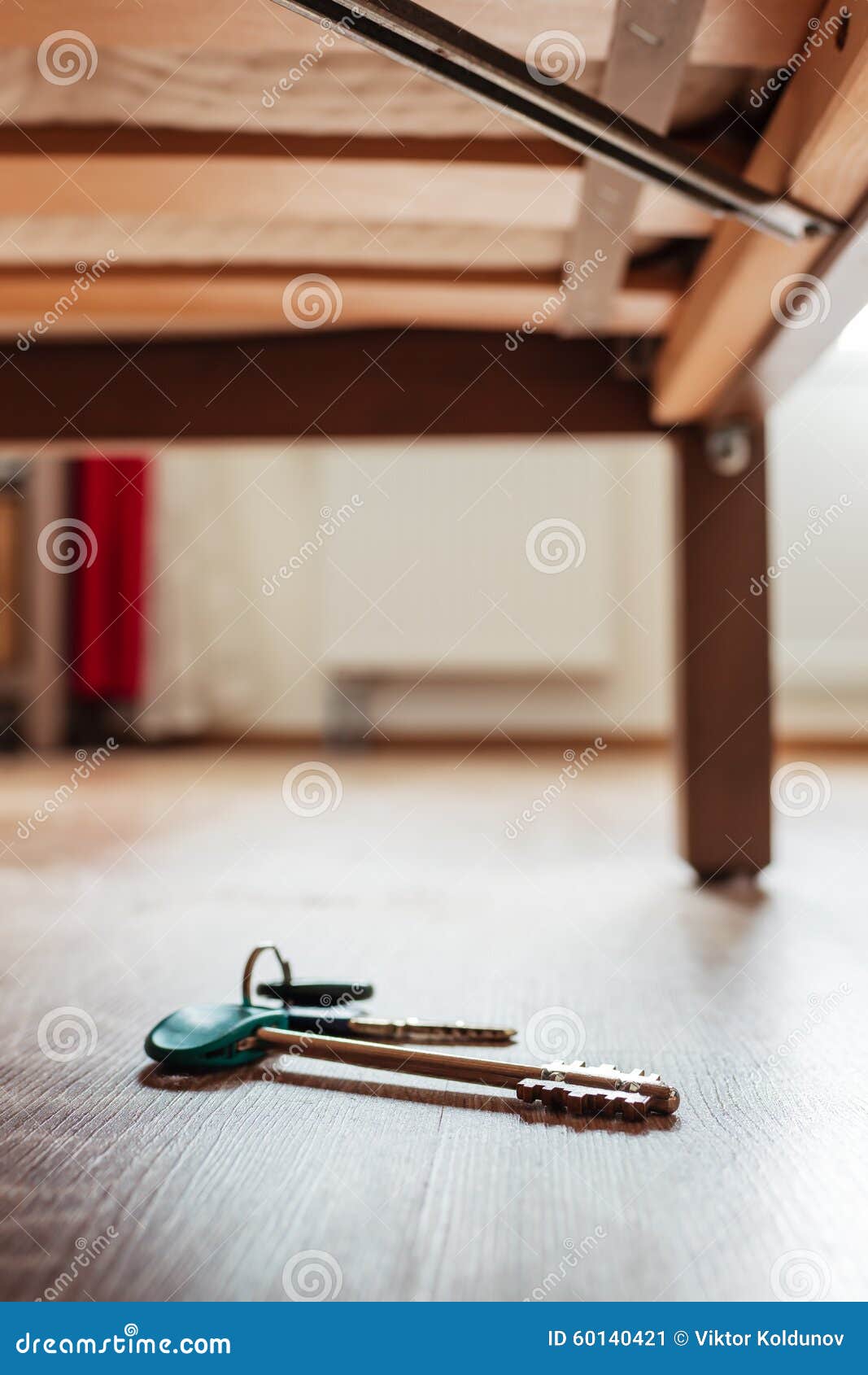 Missing keys under the bed stock image. Image of hide - 60140421