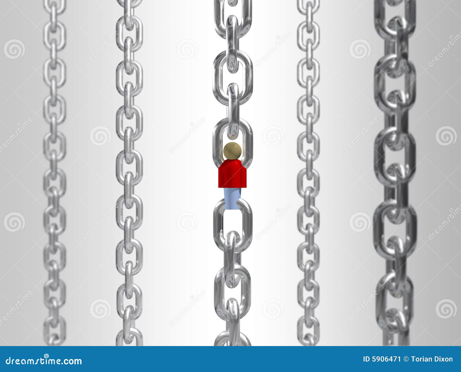 Missing link stock illustration. Illustration of person - 5906471