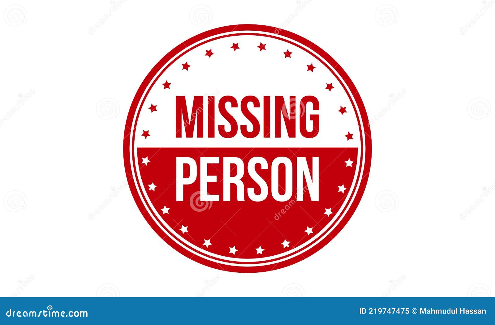 Missing Person Rubber Stamp. Red Missing Person Rubber Grunge Stamp ...