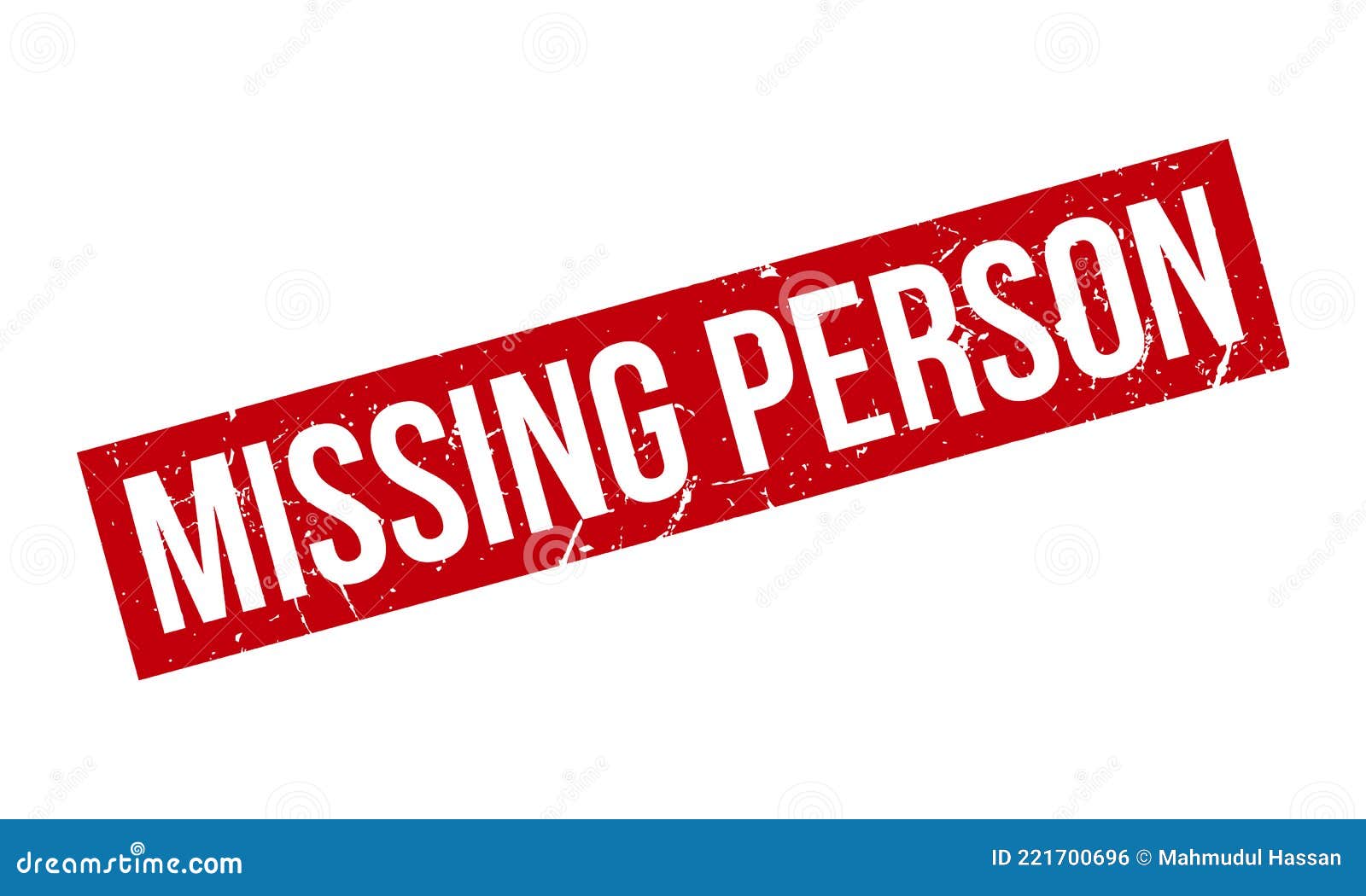 Missing Person Rubber Stamp. Red Missing Person Rubber Grunge Stamp ...