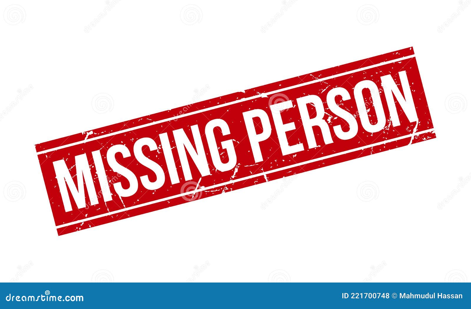 Missing Person Rubber Stamp. Red Missing Person Rubber Grunge Stamp ...