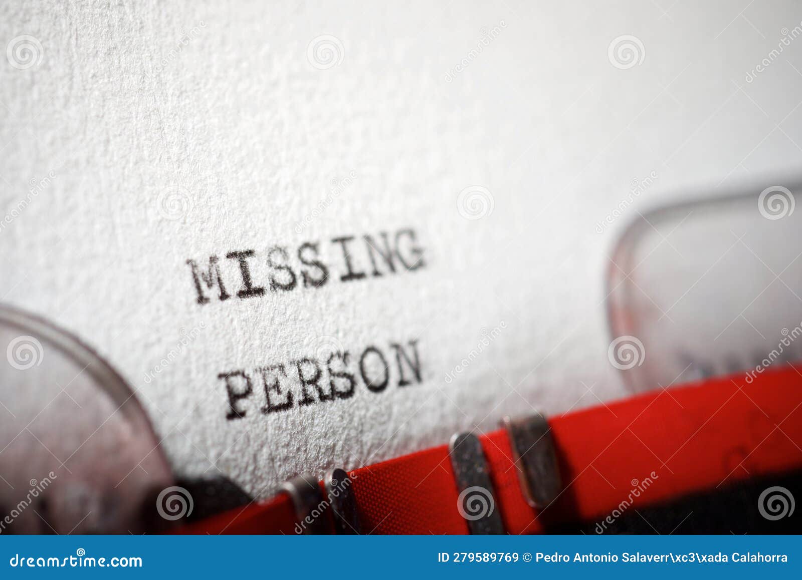 Missing person text stock image. Image of person, missed - 279589769