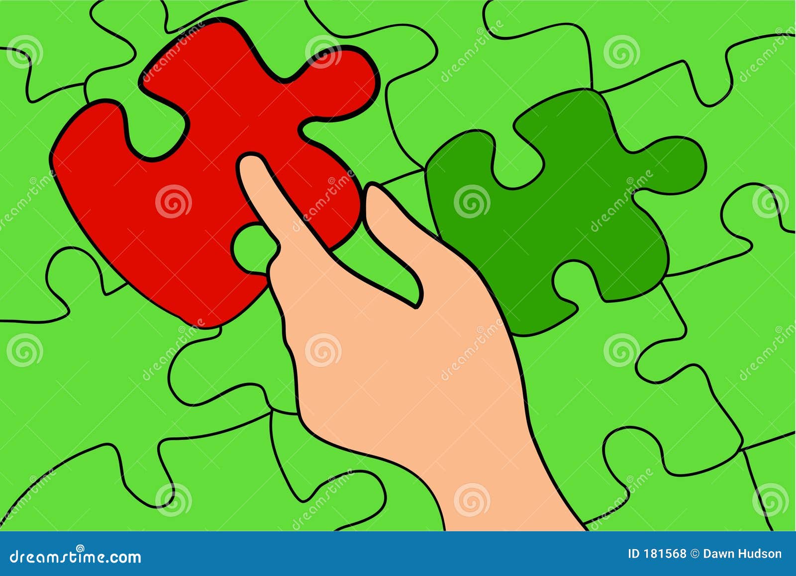 Missing Piece stock vector. Illustration of conceptual - 181568