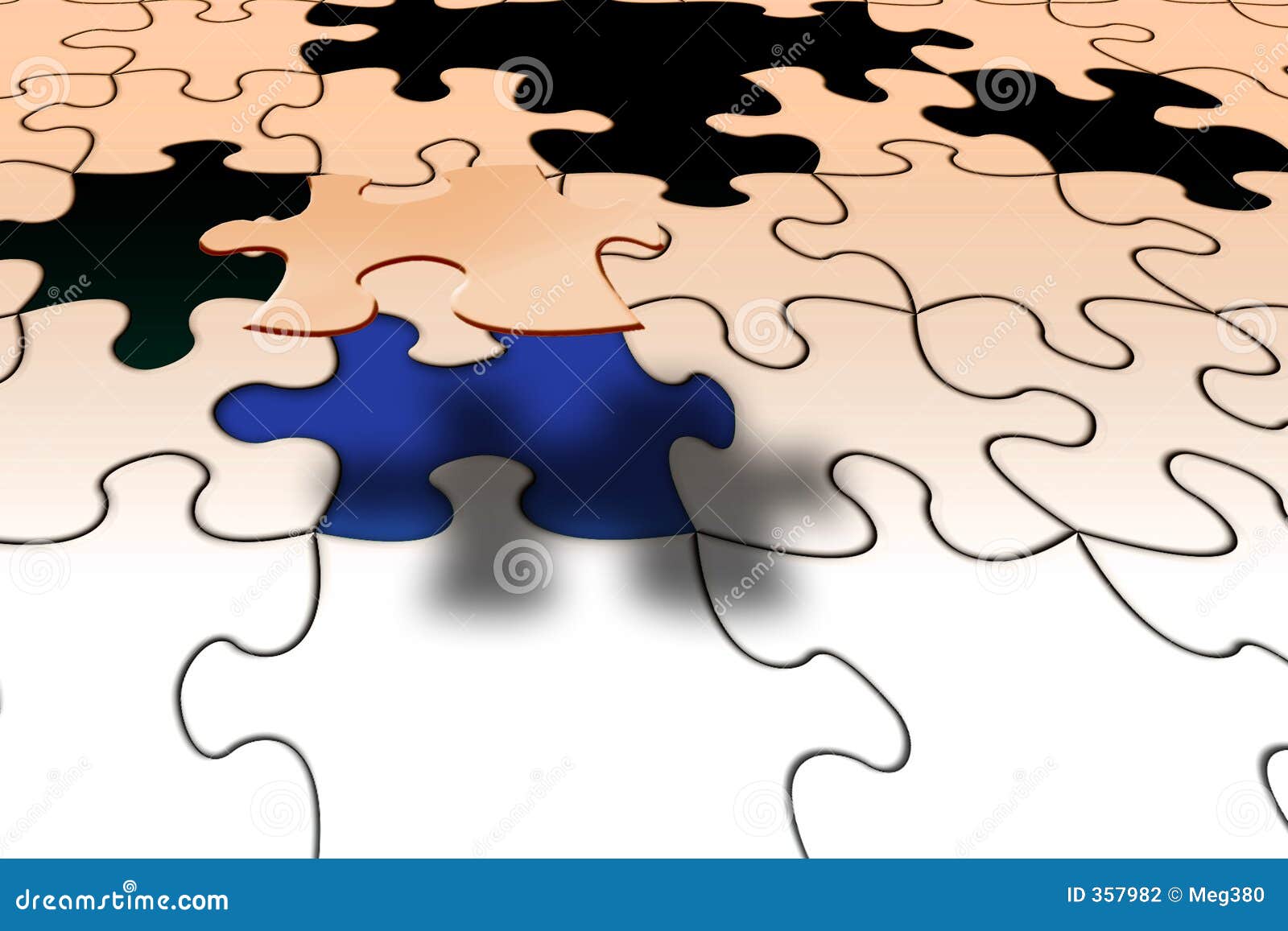 Missing piece stock illustration. Illustration of raster - 357982