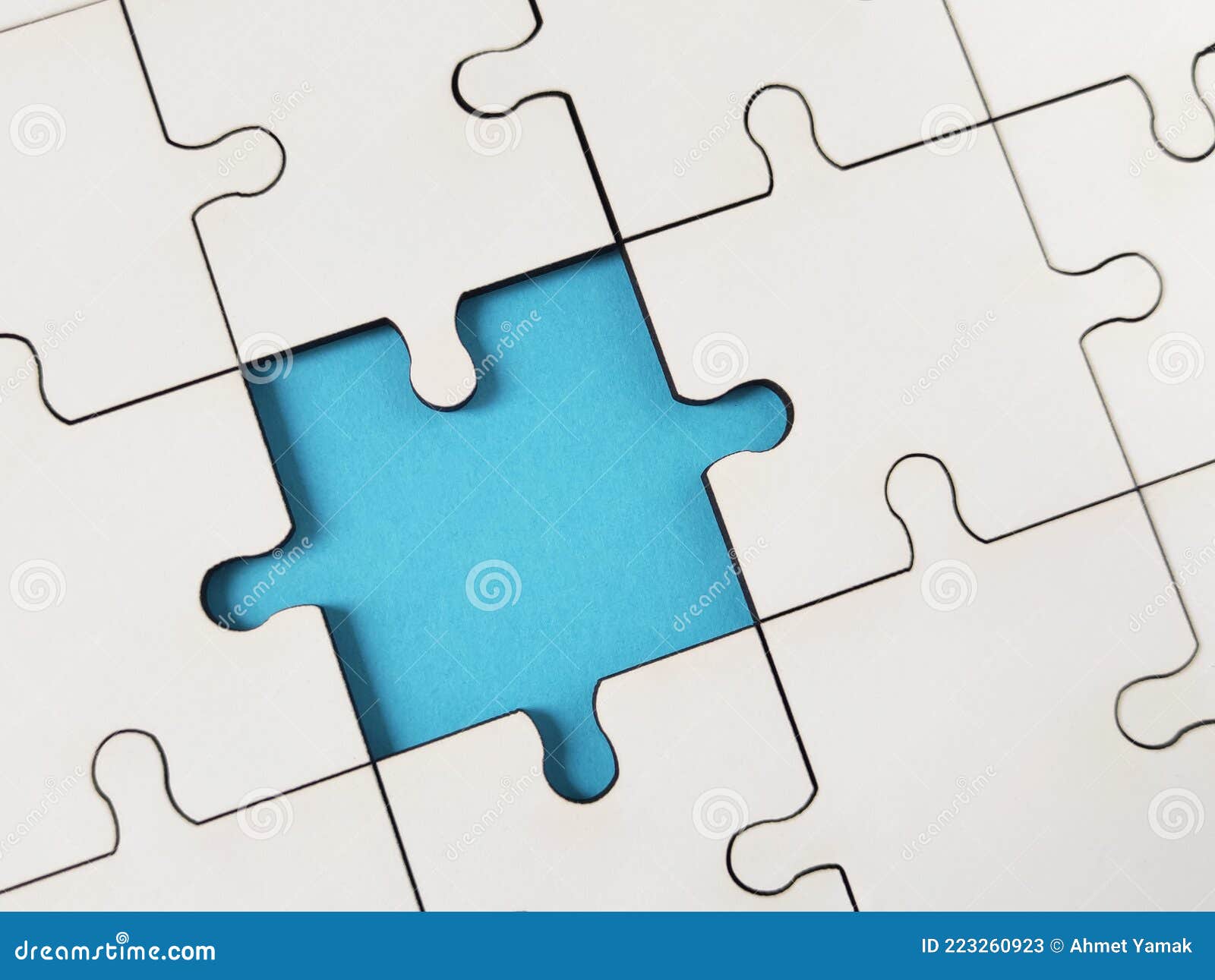 Missing Piece of the Puzzle Stock Image - Image of holding, creativity ...
