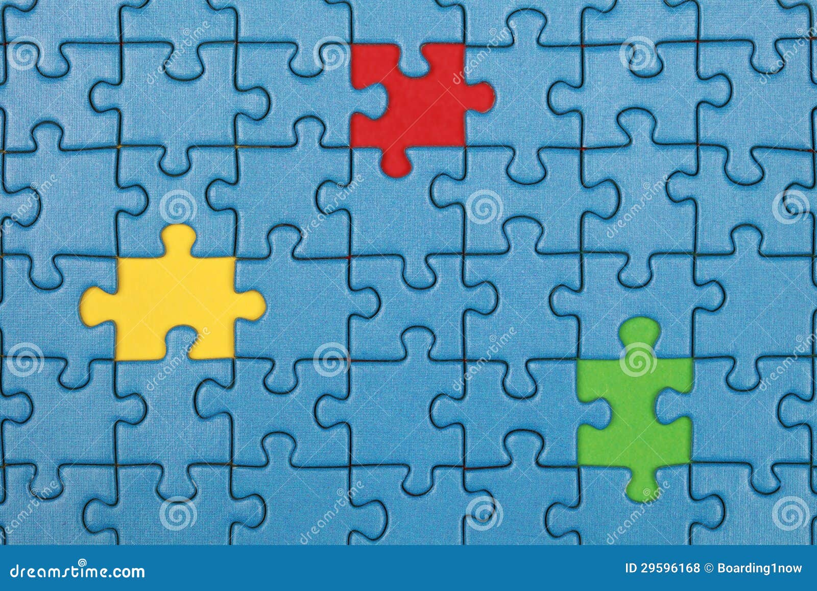 Missing Few Pieces In A Jigsaw Puzzle Royalty-Free Stock Photo ...