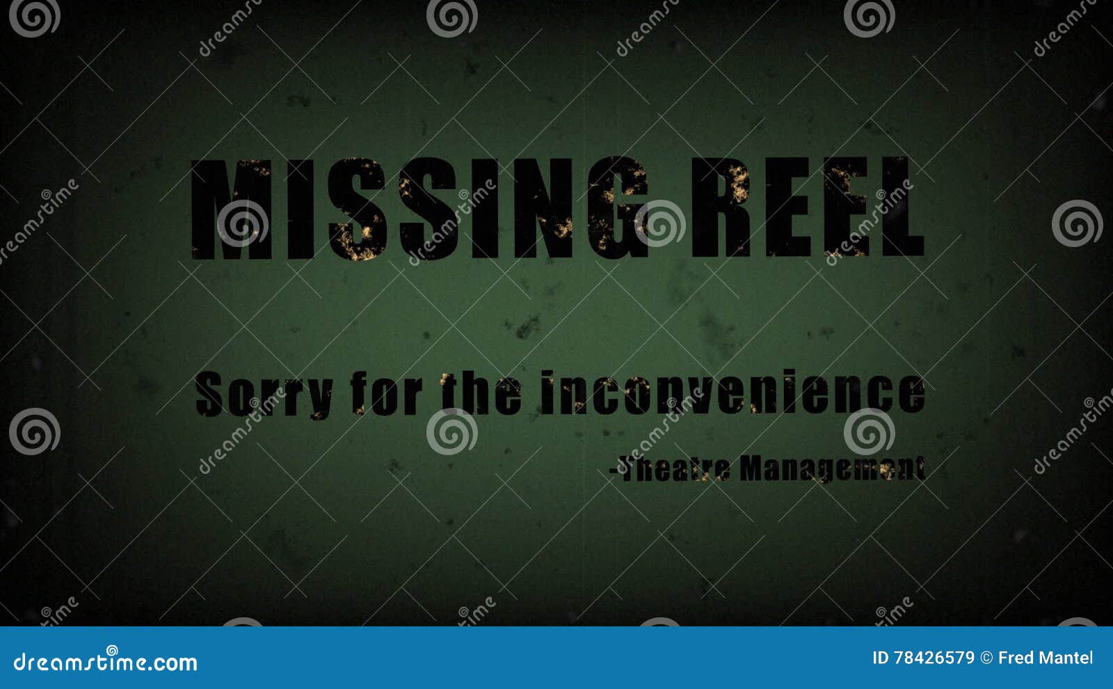 Missing reel stock video. Video of missing, specks, dust - 78426579