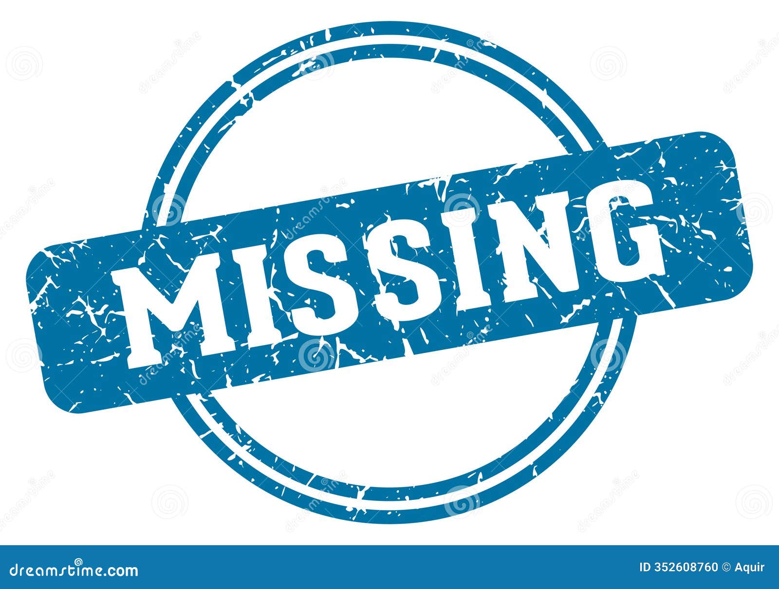 Missing stamp stock illustration. Illustration of sign - 352608760