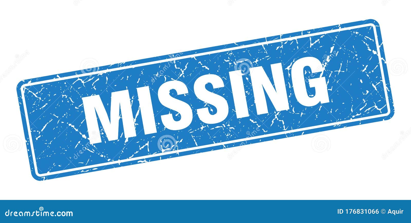 Missing Sign. Missing Grunge Stamp Stock Vector - Illustration of seal ...