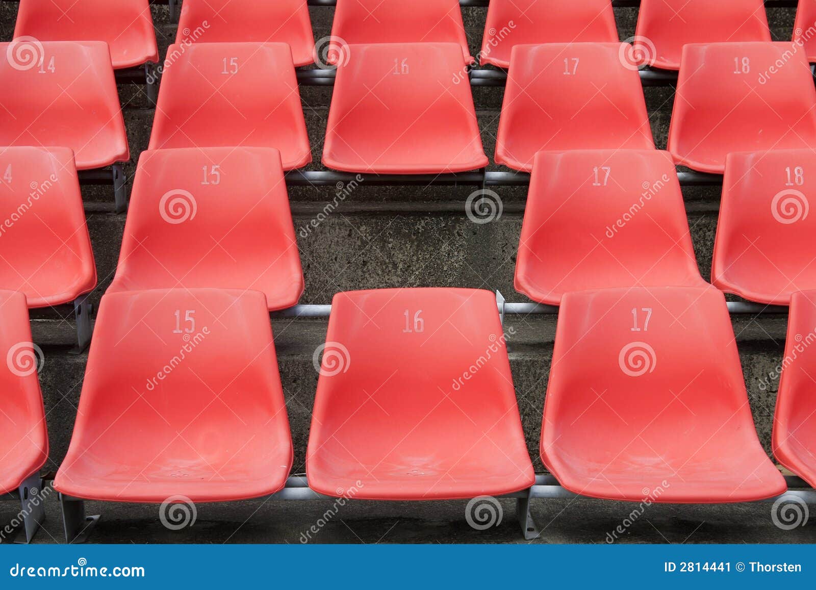 Missing Stadium Seat stock image. Image of space, amphitheater - 2814441