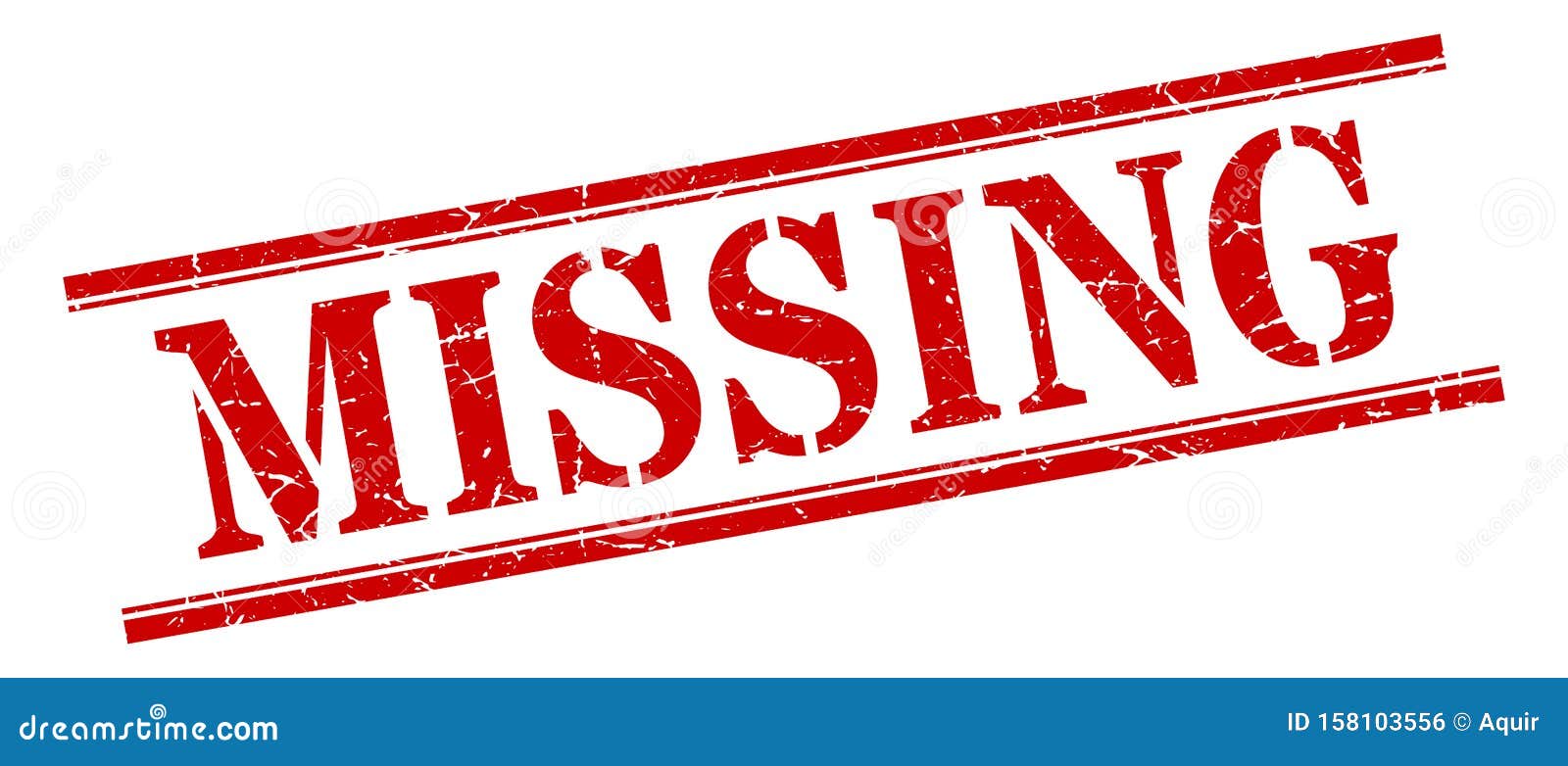 Missing Red Grunge Square Vintage Rubber Stamp Stock Illustrations – 23 ...